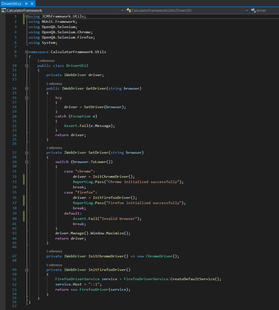 Integrate Extent Report with inNUnit Selenium Framework Screenshots