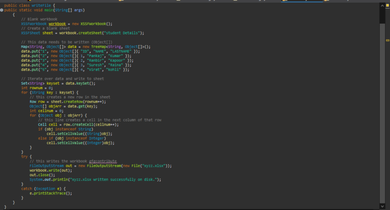 How to Read & Write Data Using Apache POI - Java | Devstringx