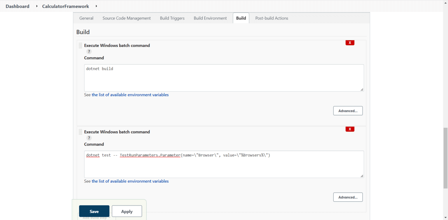 How to Setup Jenkins and Integrate NUnitSelenium C# Framework?