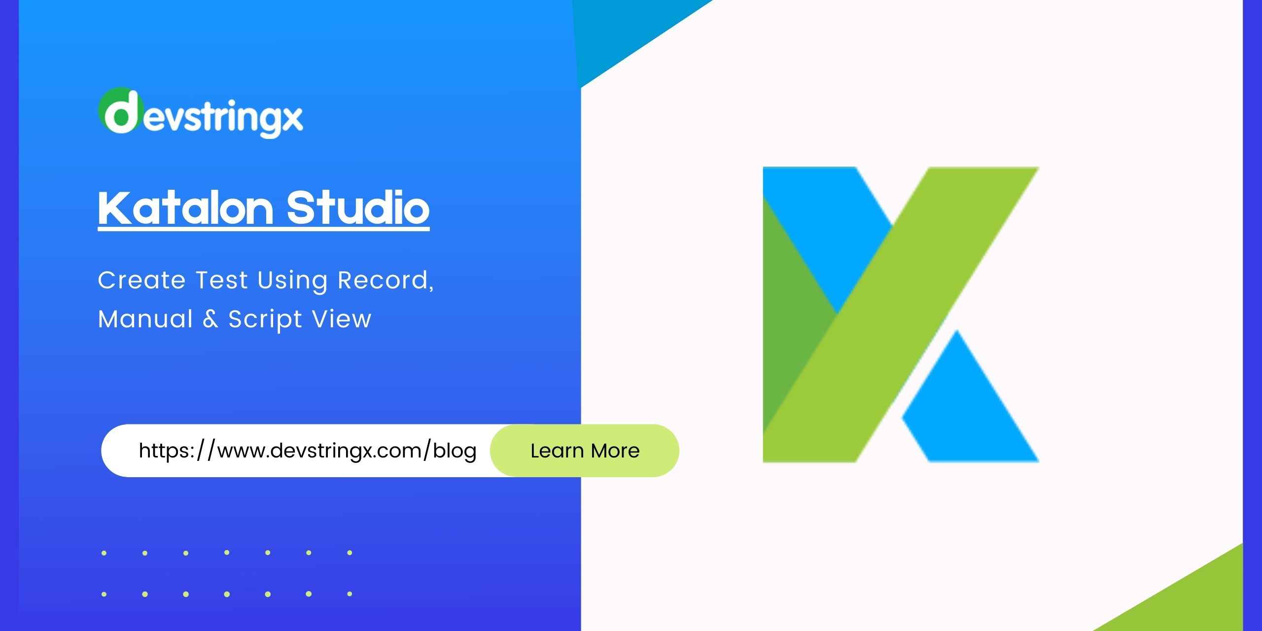 Create Test Case Using Record Manual Script View In Katalon