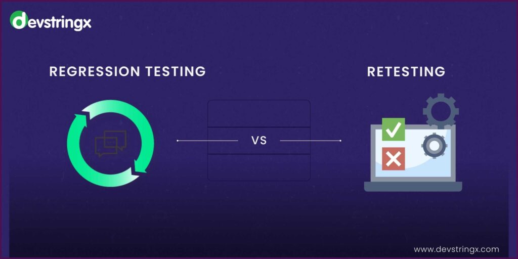 Regression Testing vs Retesting - Devstringx