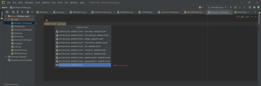 Selenium Python: Invoke Chrome Browser & Load Site to Automate